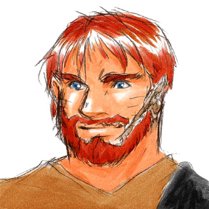 Oslak of Raven Clan 『オオカミ族の少年』キャラ：オスラク